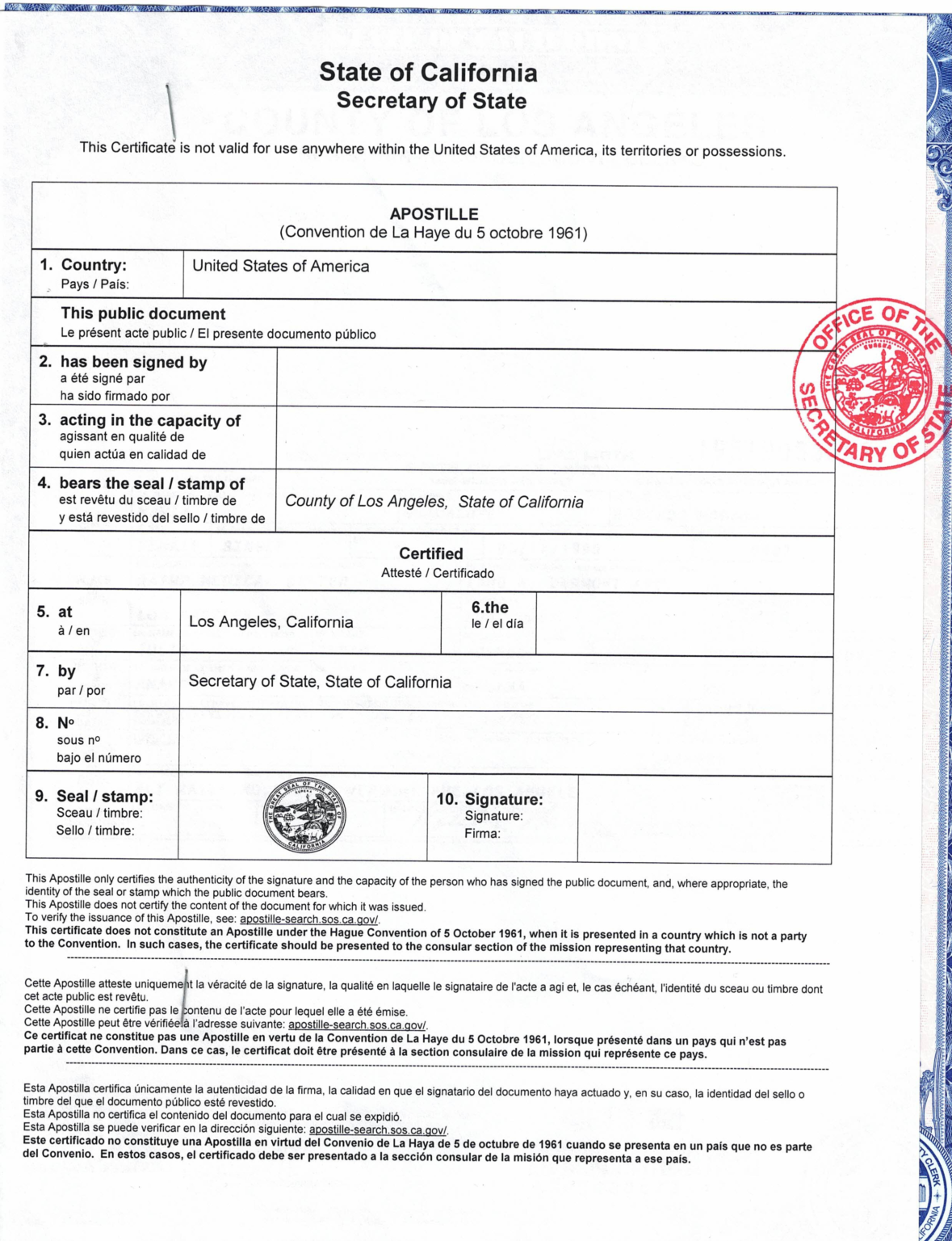 Cómo Apostillar y Traducir un Acta de Nacimiento Americana